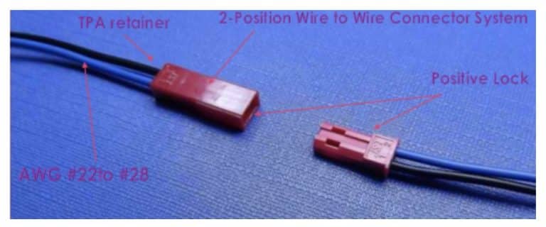 JST RCY 2 Pin Connector - SCONDAR